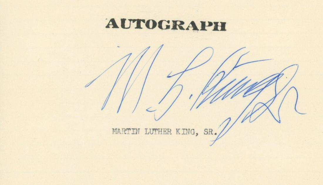 Martin Luther King Sr. - Father to MLK and Early Figure in the Civil ...