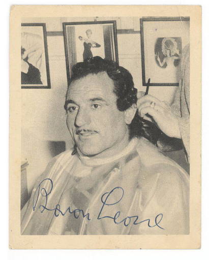 Baron Leone - Iconic Italian Professional Wrestler - Autographed 4 x 5" Photograph - Sep 13 ...