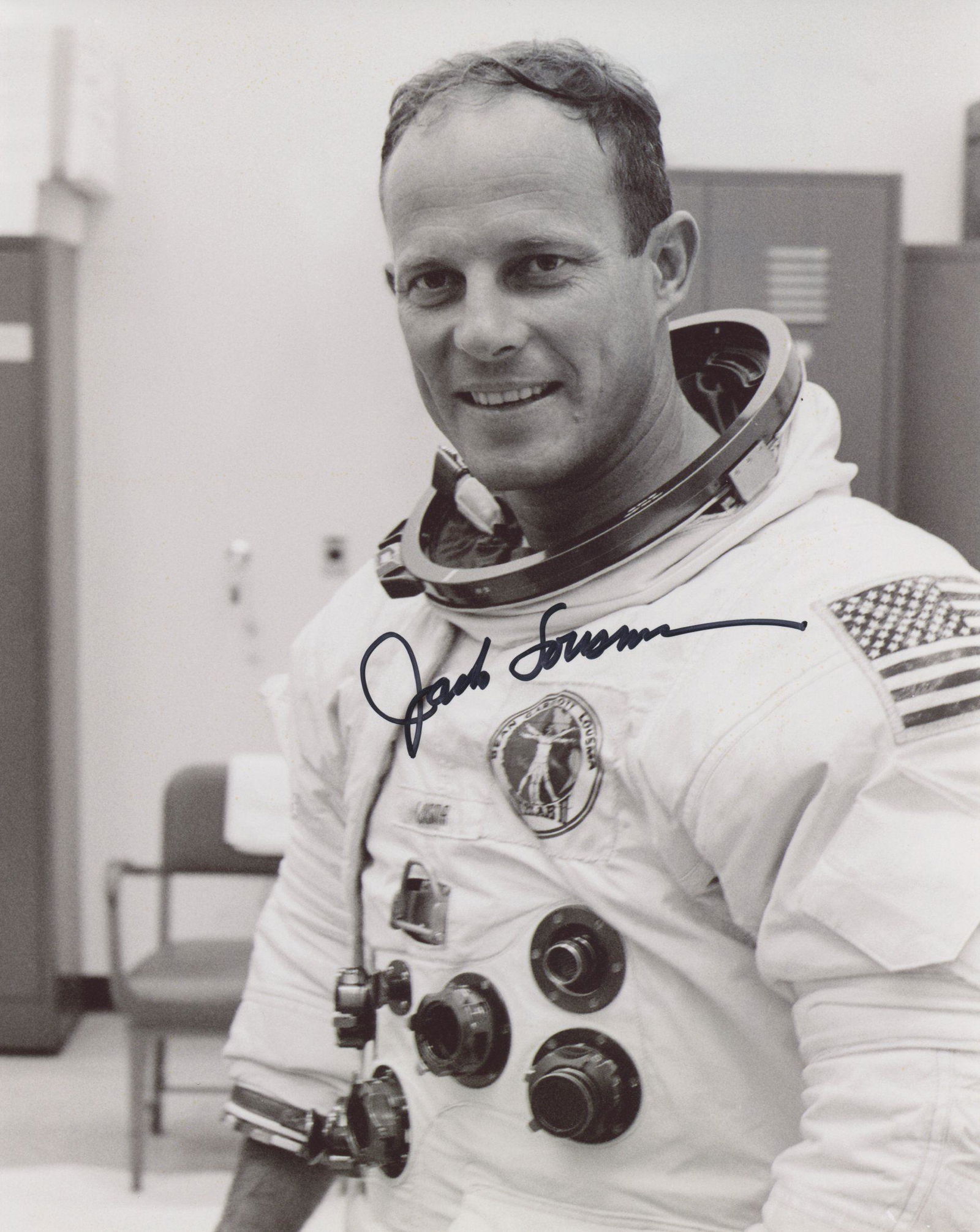 Jack Lousma Nasa Astronaut Autographed 8 X 10" Photograph