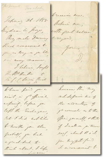 Benjamin Disraeli Prime Minister Of The United Kingdom Hand Written ...