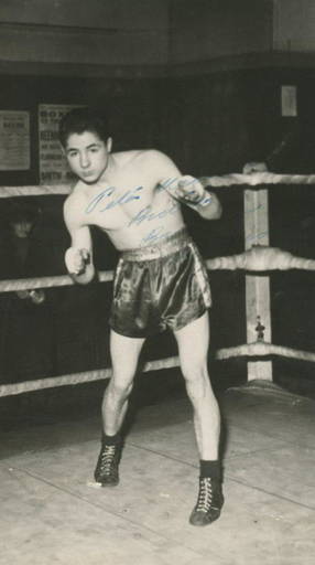 Peter Keenan Scottish Professional Boxer Autographed 3 X 5" Photo