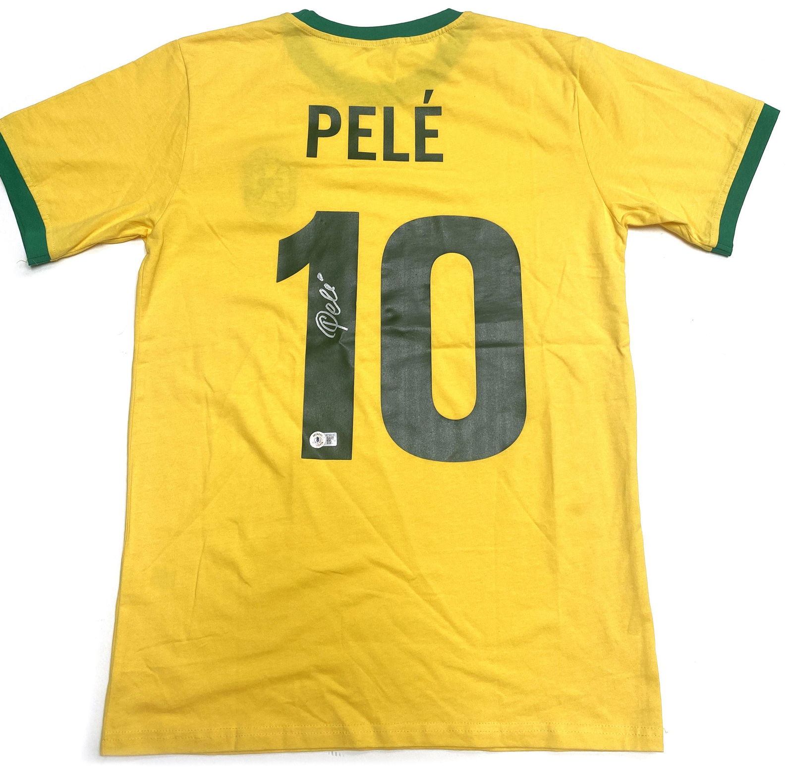 Pelé - Soccer Legend - Autographed Replica Brazil National Team Soccer ...