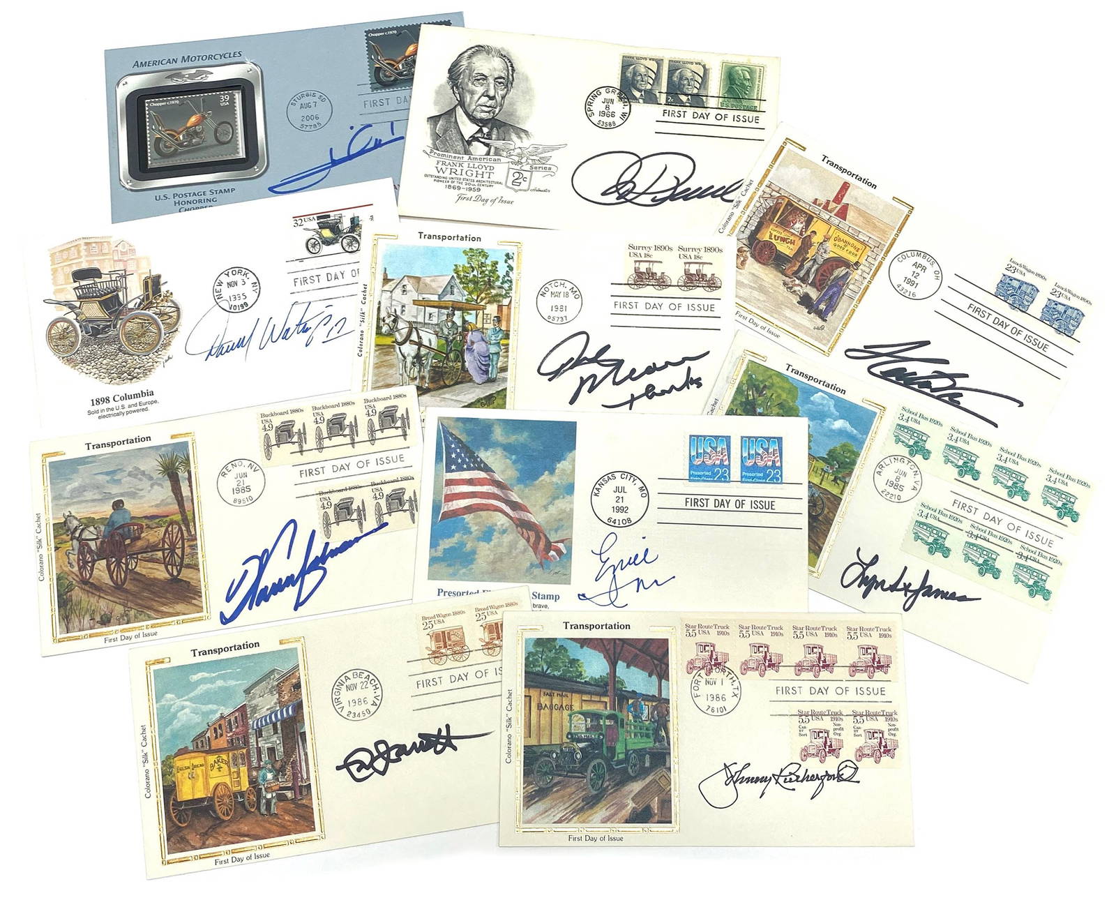 Racing Greats Autograph Collection Of 10: Hélio Castroneves, Roger ...
