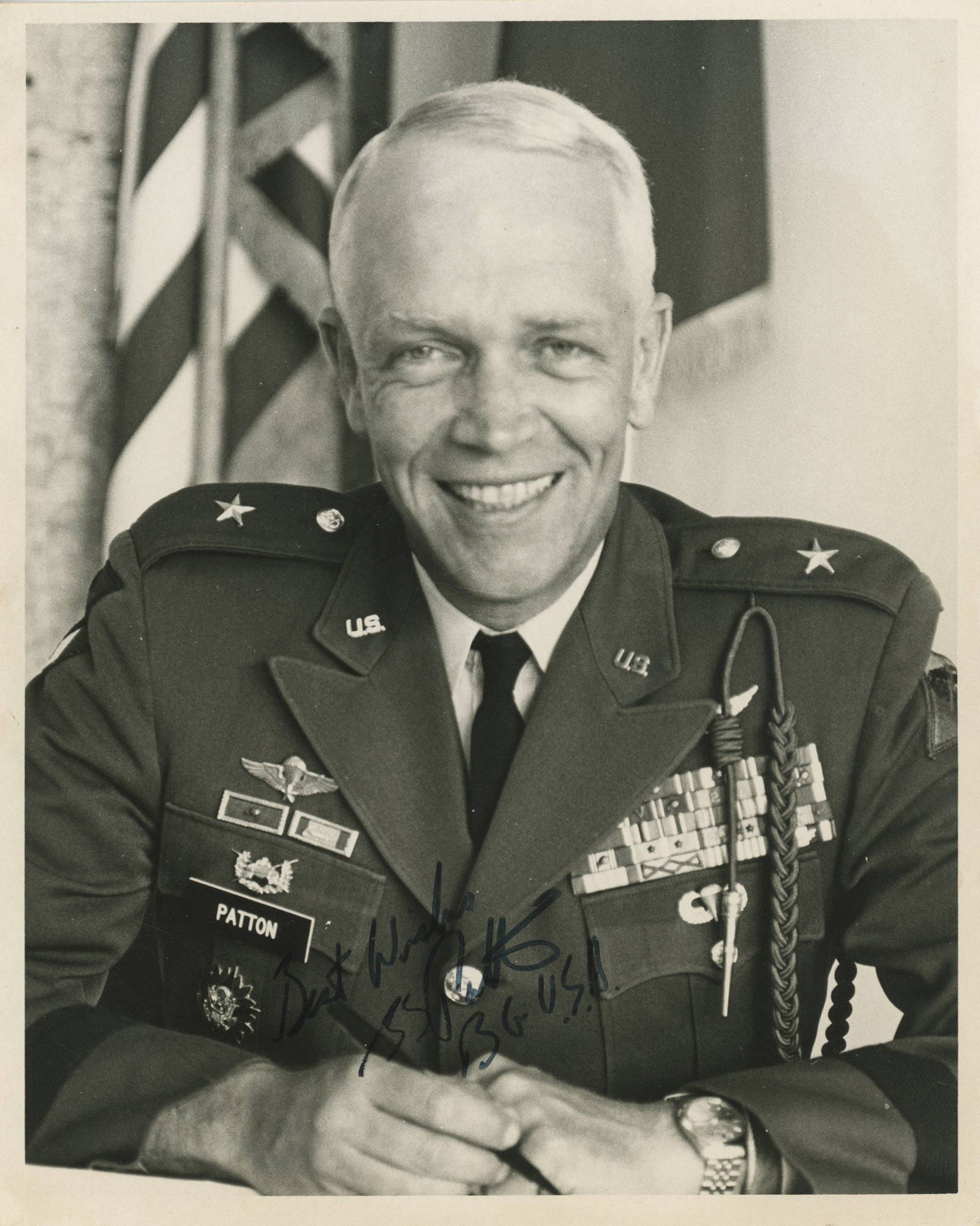 George Patton Iv - Son Of George S. Patton, U.s. Army - Autographed 8 X ...