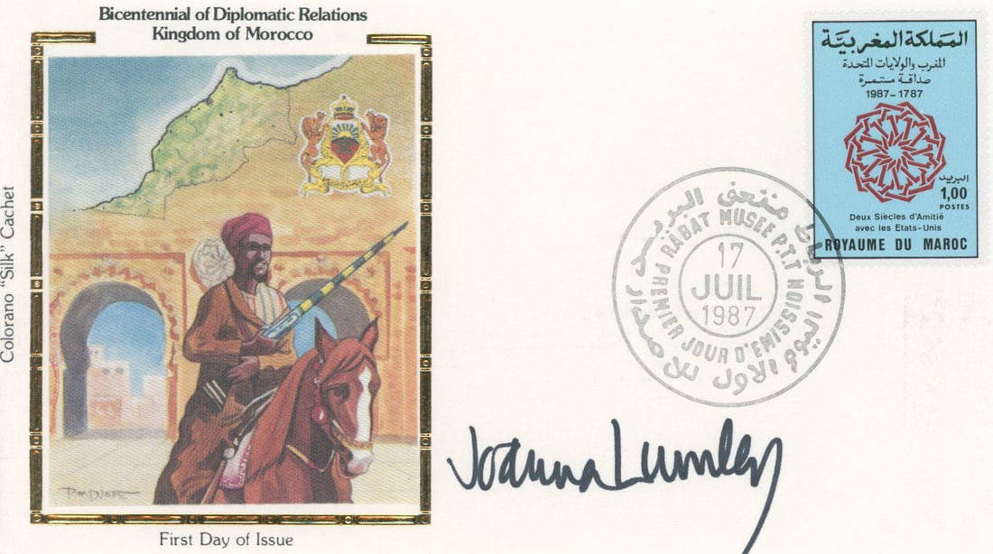 Joanna Lumley - Tv Actress: "absolutely Fabulous" - Autographed Postal ...