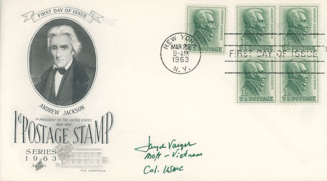 Jay R. Vargas - Medal Of Honor: Vietnam War - Autographed First Day ...