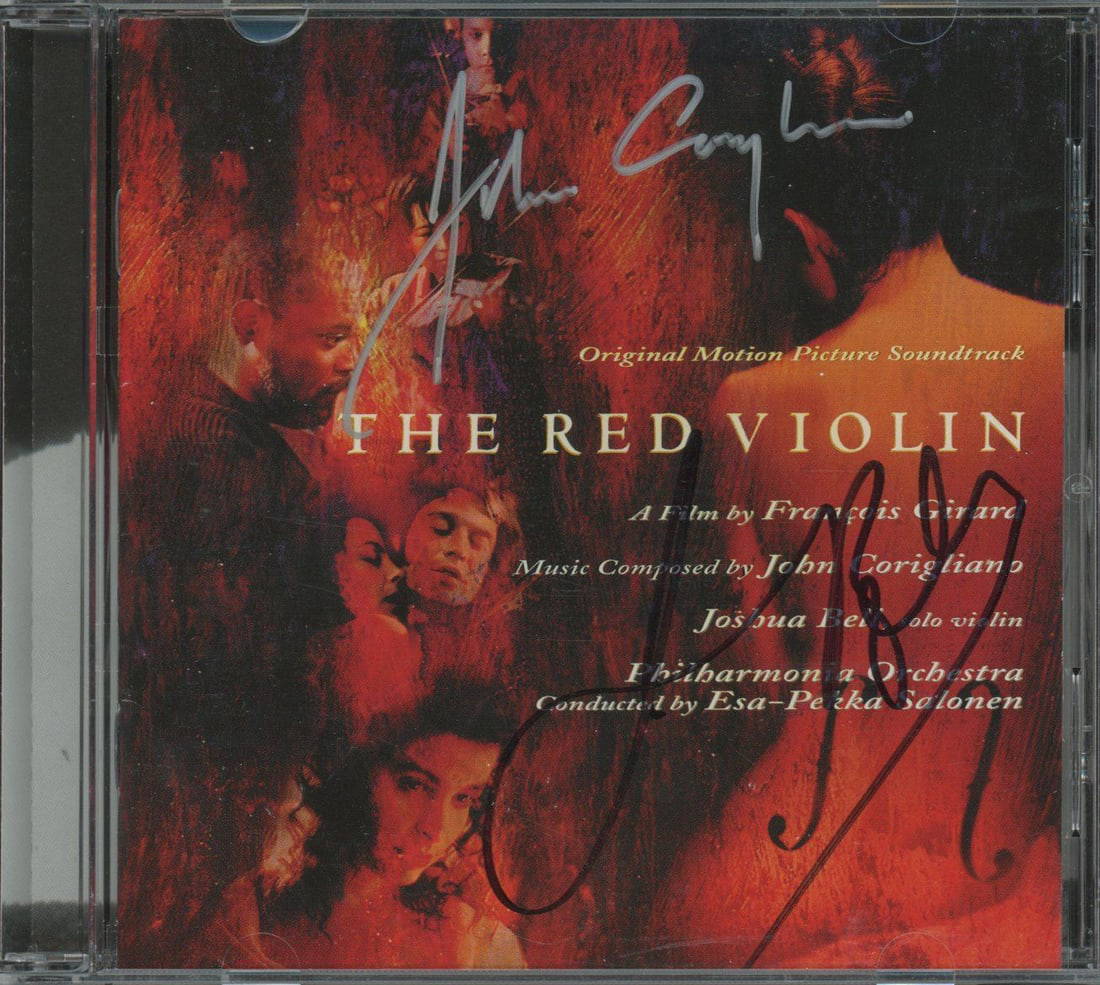 Joshua Bell & John Corigliano "the Red Violin Soundtrack" - Autographed ...