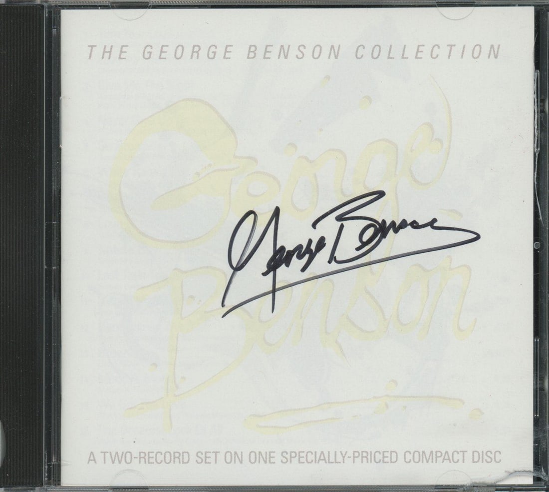 George Benson "the George Benson Collection" - Autographed Cd Cover Auction