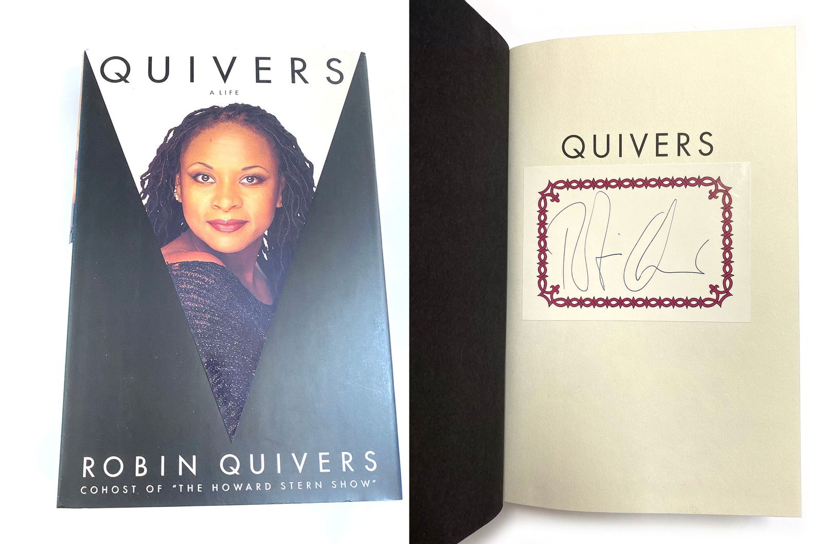 Robin Quivers - Co-host On The Howard Stern Show - Autographed 'quivers ...
