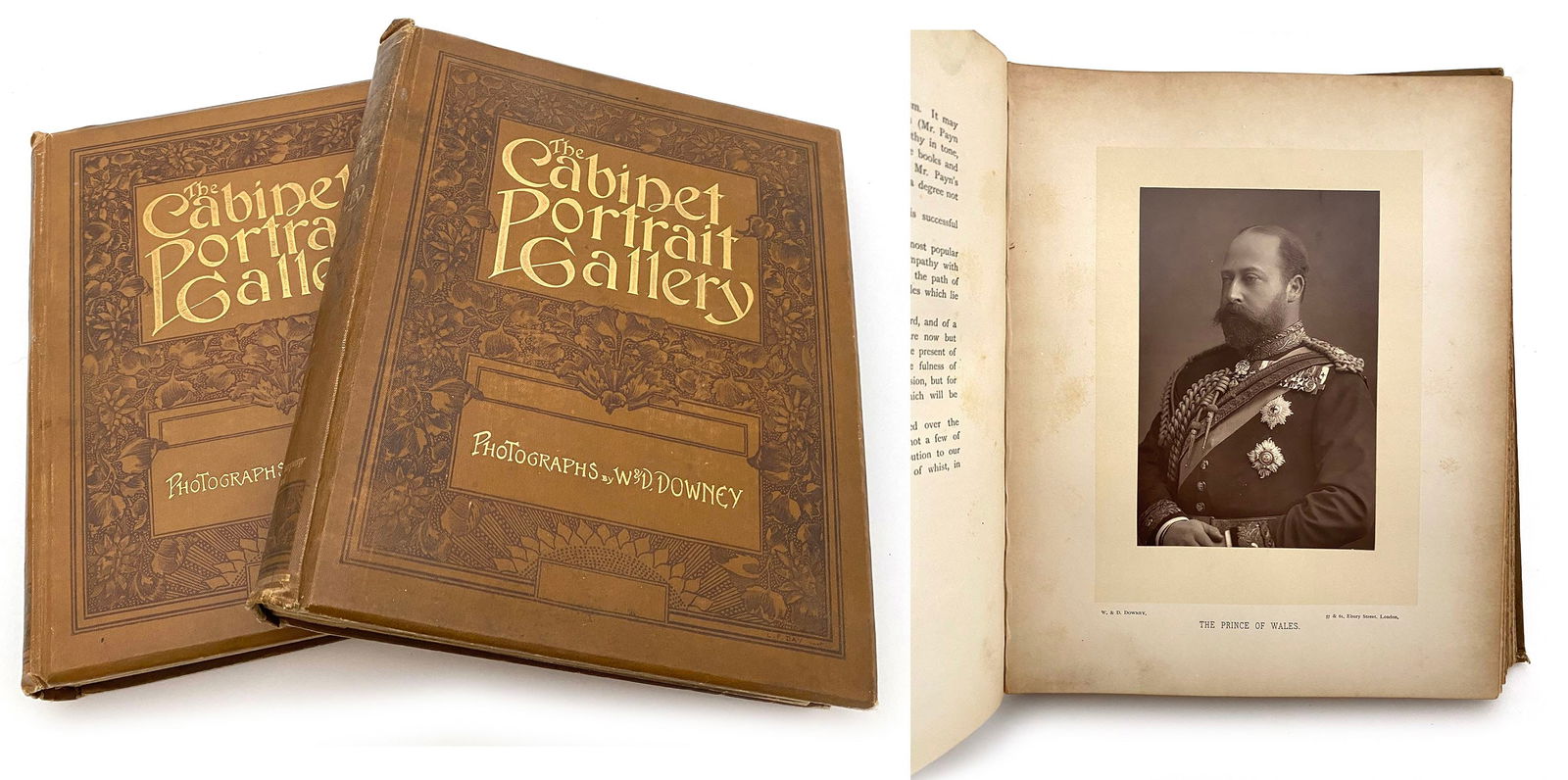 W&d Downey 'the Cabinet Portrait Gallery' Dual Book Set Featuring ...