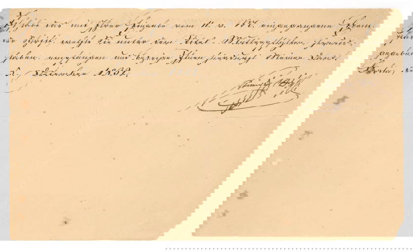 Frederick William Iii Of Prussia Autographed December 5, 1832 Document (ds)