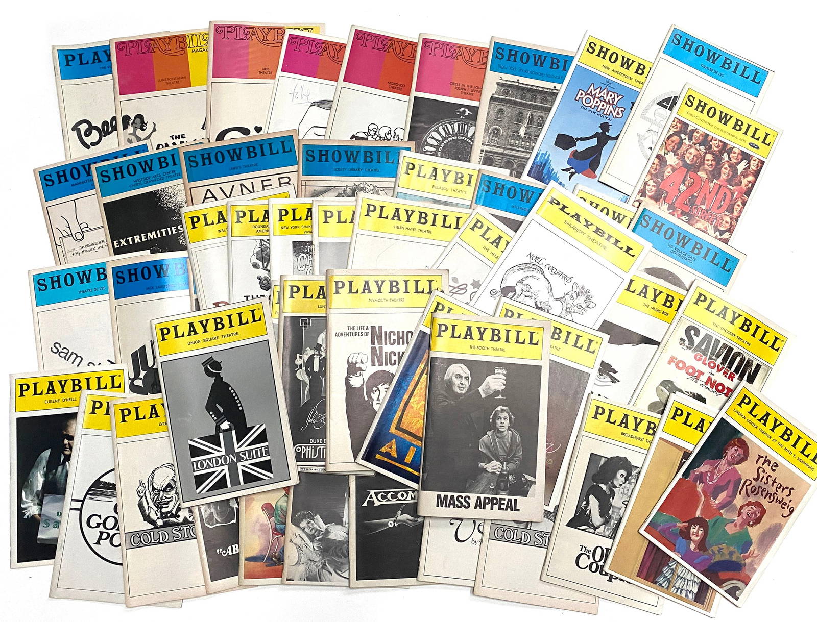 Playbill Collection - 50+ Vintage Playbill Collection - Mid/late 1900s ...