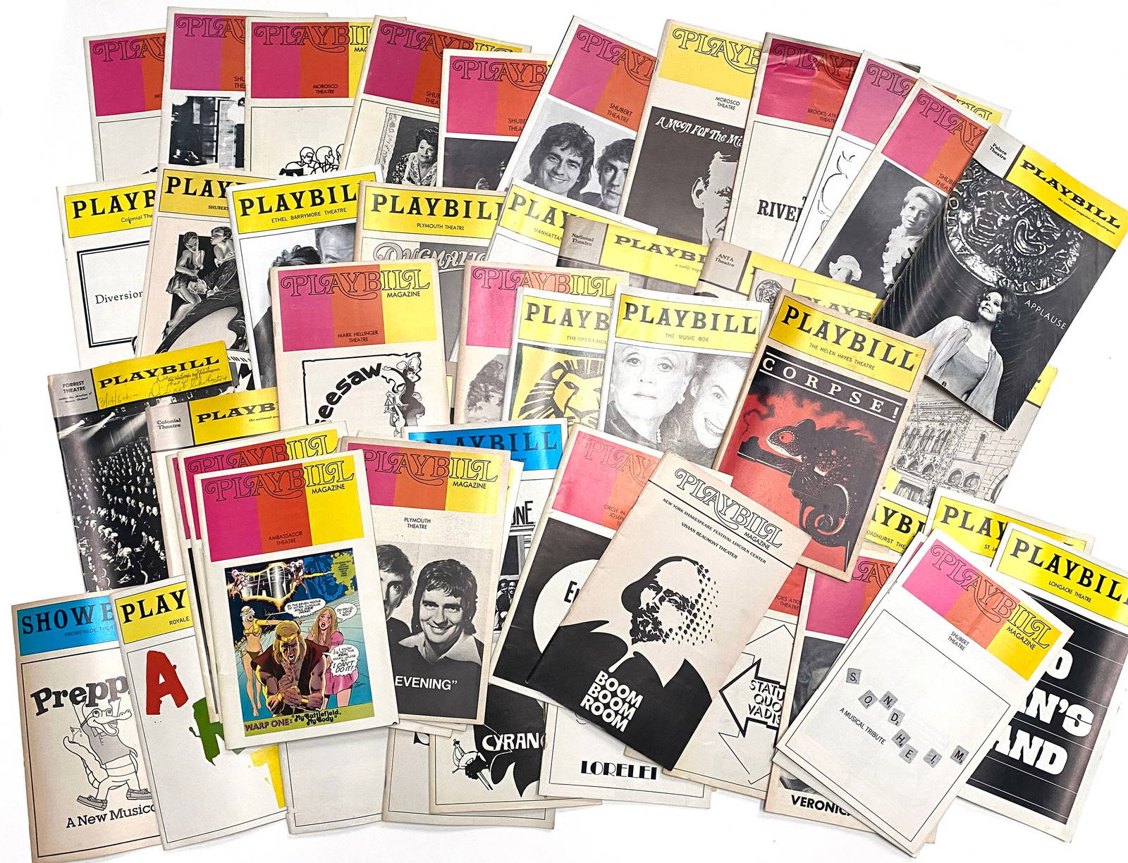 Playbill Collection - 50+ Vintage Playbill Collection - Mid/late 1900s ...