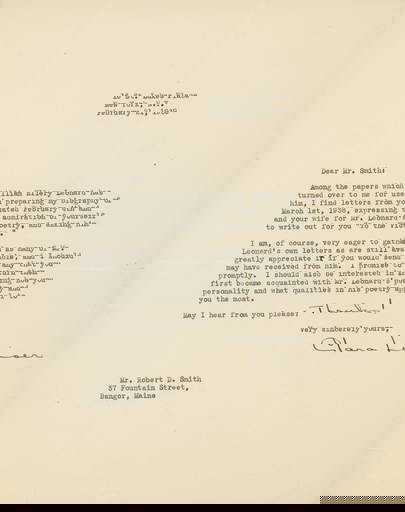 Clara Leiser American Writer & Political Prisoner Activist Autographed ...