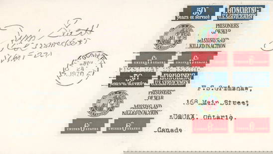 Robert E. Simanek - Medal Of Honor: Korean War - Autographed First Day ...