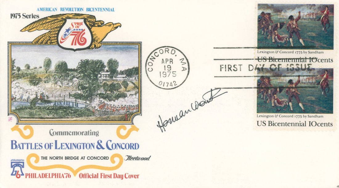 Herman Wouk - Pulitzer Prize Winning Author - Autographed First Day ...