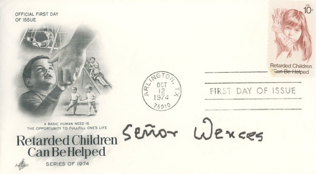 Señor Wences - The Muppet Show Ventriloquist - Autographed First Day ...