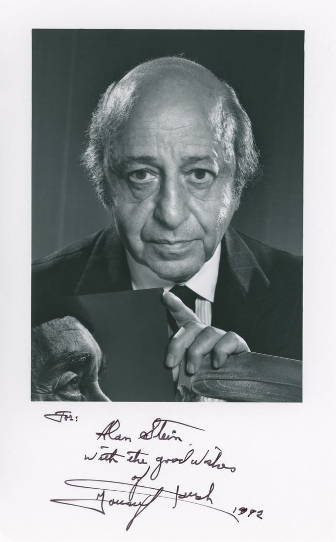 Yousuf Karsh - 20th Century Portrait Photographer - Autographed 5 X 8 ...