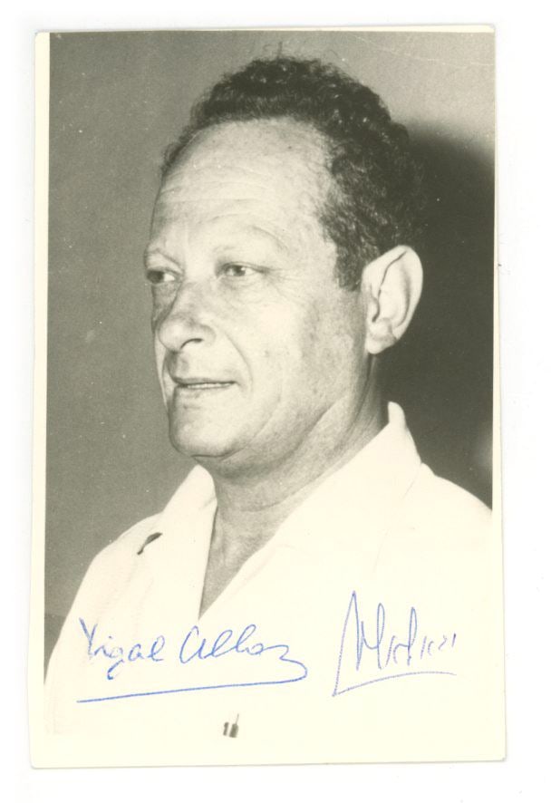 Yigal Allon - Interim Prime Minister Of Israel & Idf General ...