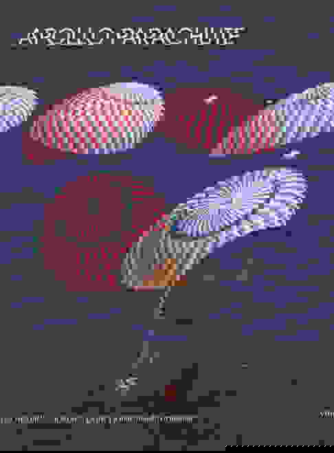 Apollo Parachute Swatch - Vintage Capsule Spare Parachute Material ...