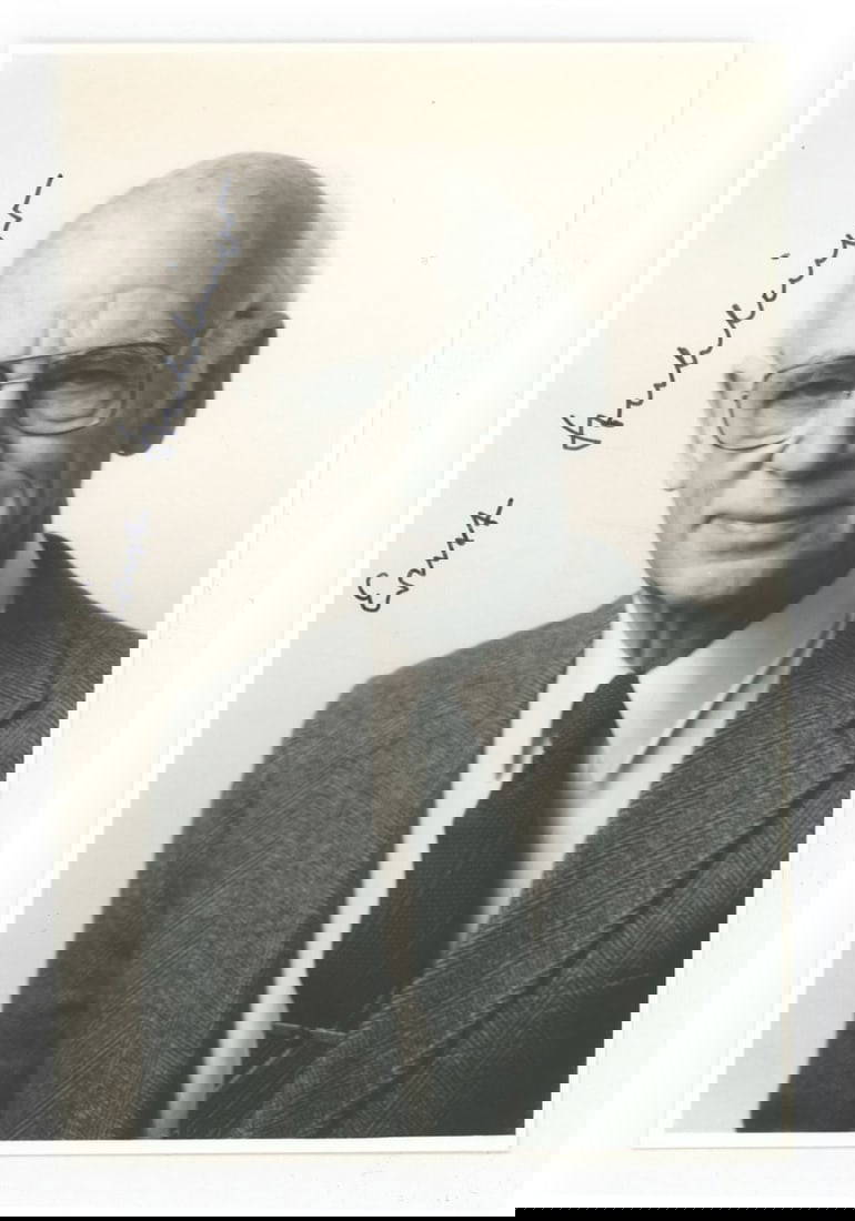 Ernst Stuhlinger - V-2 Rocket Scientist - Autographed 3.75 X 5.5 ...