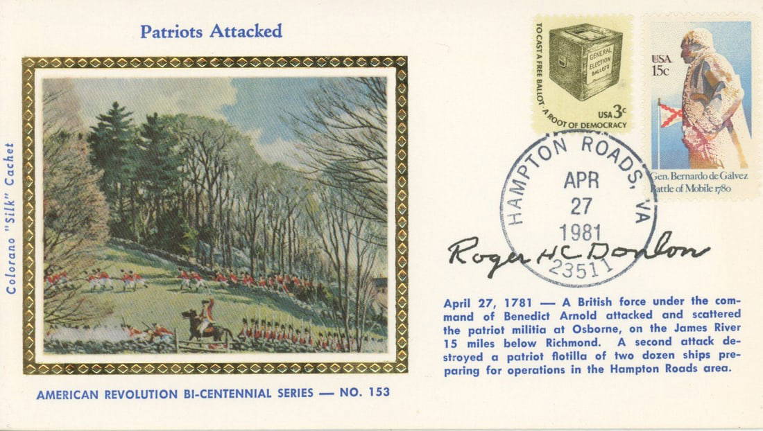 Roger Donlon - Medal Of Honor: Vietnam War - Autographed First Day ...