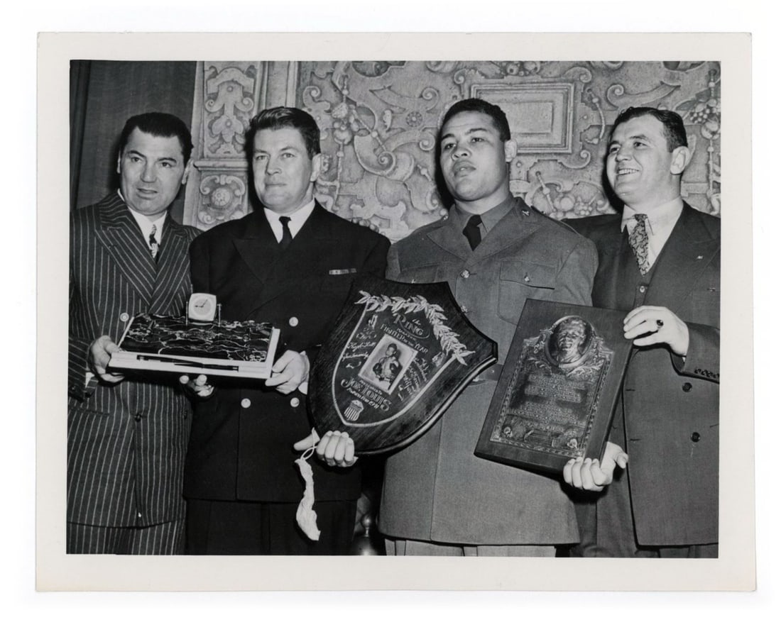 Joe Louis & Boxing Legends: Jack Dempsey, Gene Tunney, James Braddock ...