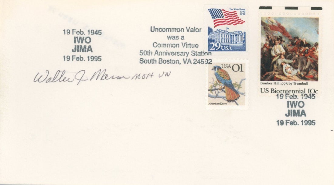 Walter Joseph Marm Jr. - Medal Of Honor: Vietnam War - Autographed ...