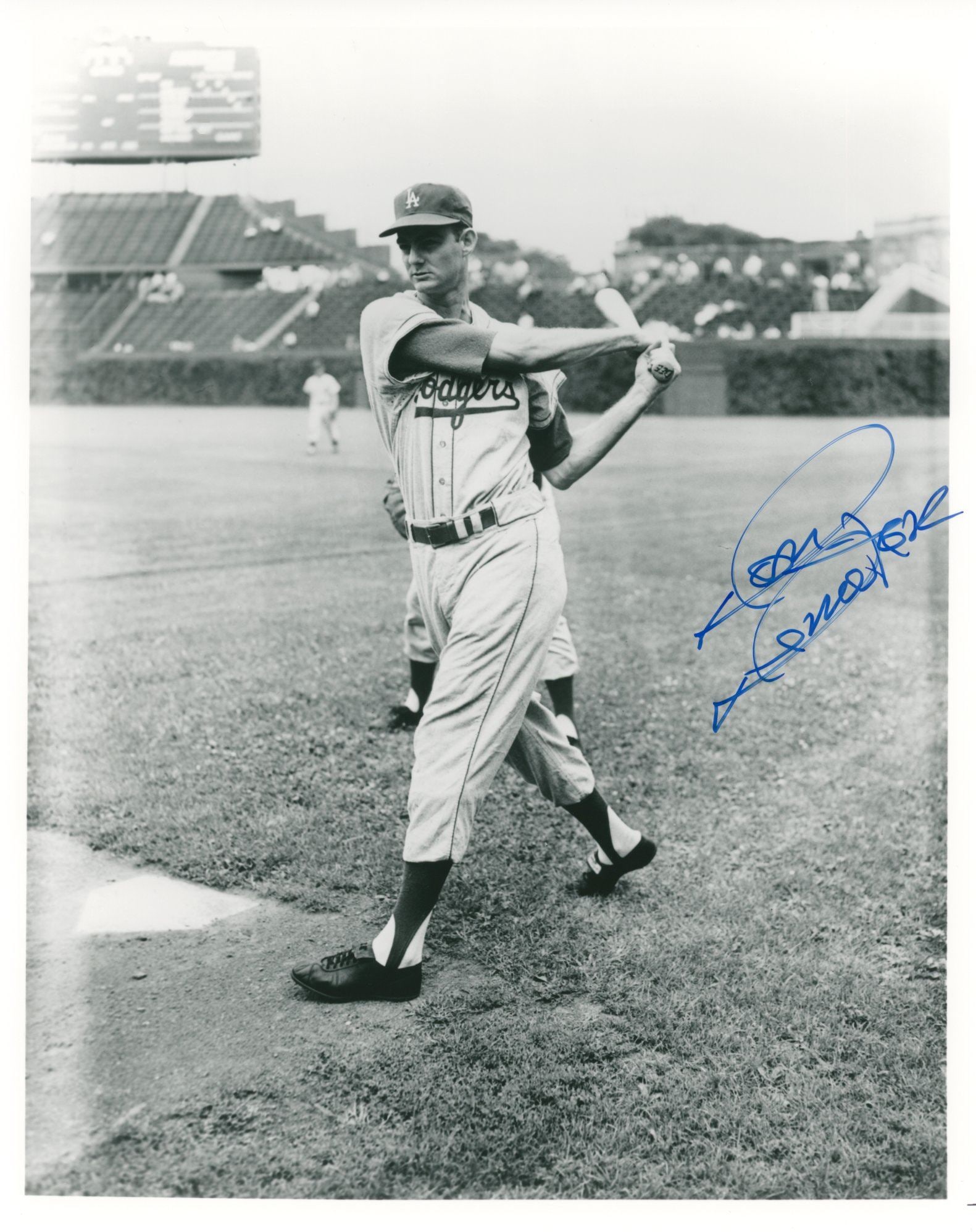Don Demeter - Mlb Baseball: La Dodgers - Autographed 8x10 Photo Auction