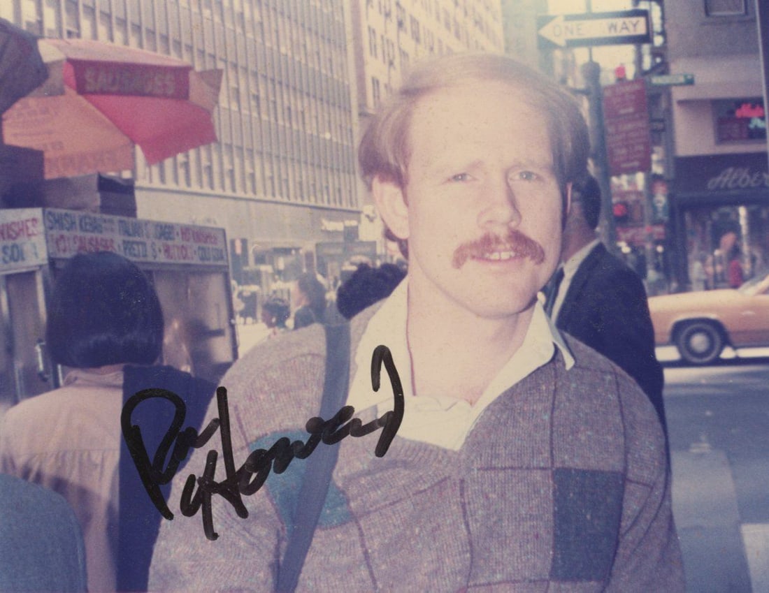 Ron Howard - Iconic Film Director - Autographed Original 1980s Era ...