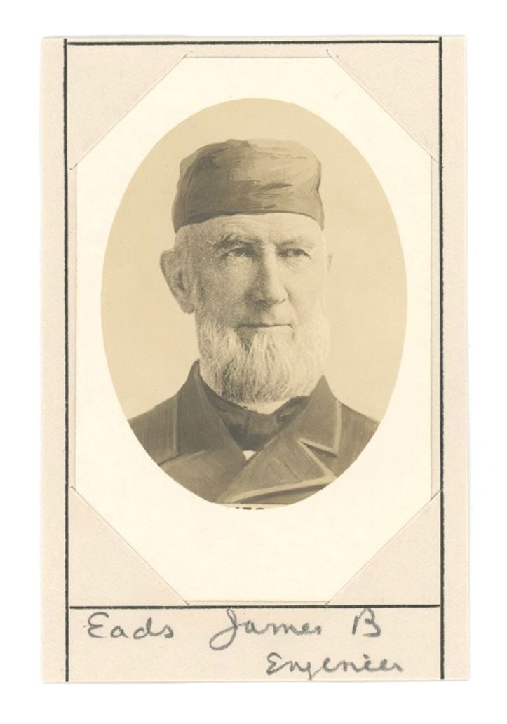 James Buchanan Eads - Civil Engineer & Inventor - Original Platinum ...