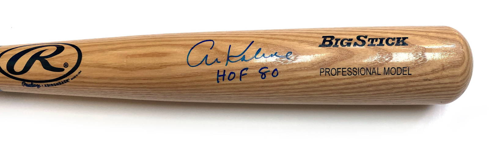 Al Kaline Autographed "big Stick" Baseball Bat With "hof 80 ...