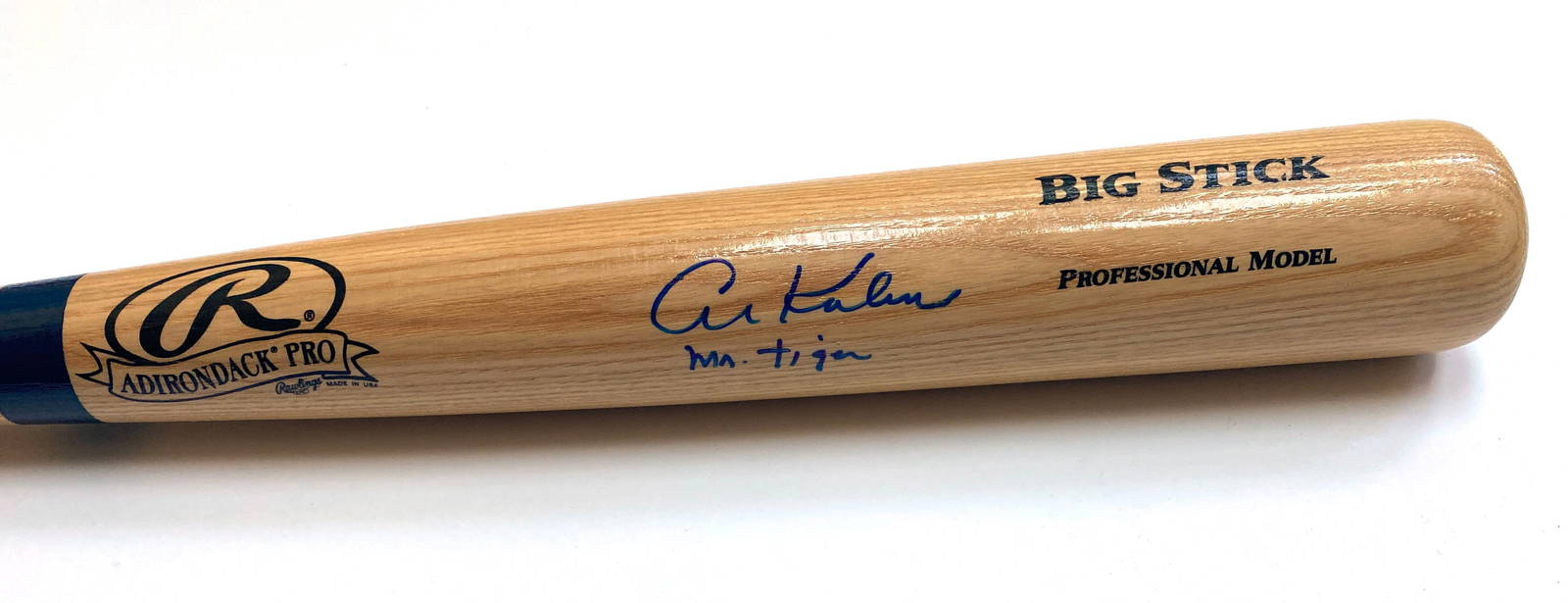 Al Kaline Autographed "big Stick" Baseball Bat With "mr. Tiger ...