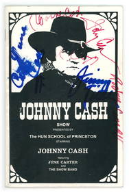 Johnny Cash & June Carter Cash Autograph