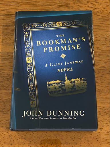 The Bookman's Promise A Cliff Janeway Novel By John Dunning Signed Second Printing