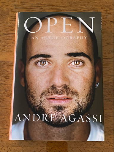 Open An Autobiography By Andre Agassi Signed Later Printing