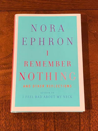 I Remember Nothing By Nora Ephron Rare Signed First Edition