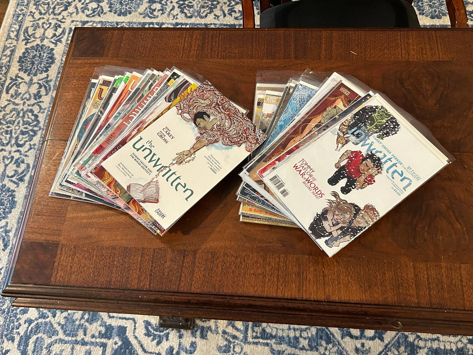 The Unwritten Comic Book Collection In Unread Condition By Mike Carey ...