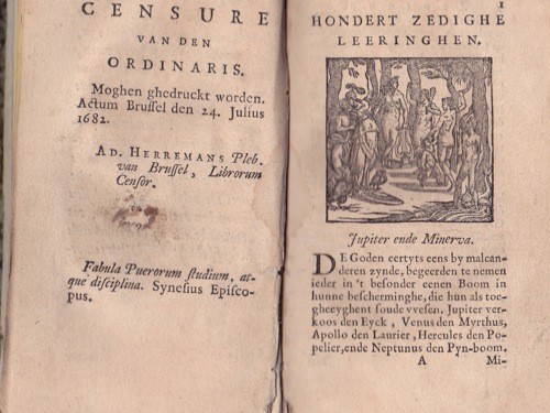 [hondert Uyt Ghelesene Fabulen Ofte Zedighe Leerin