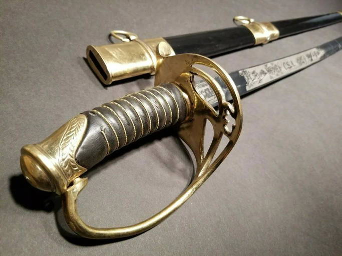 Shelby Officers Confederate Cs Sword