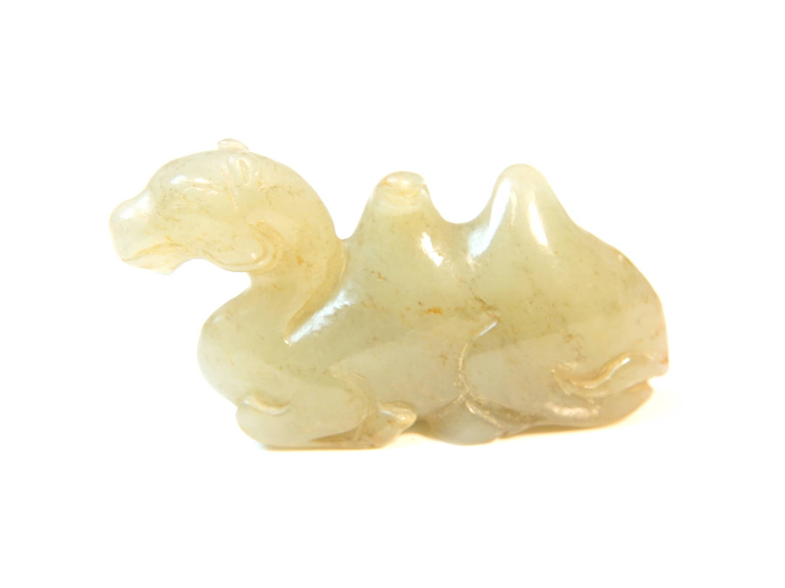Chinese Yellow Jade Carving Of A Mythical Camel, Song/yuan Auction