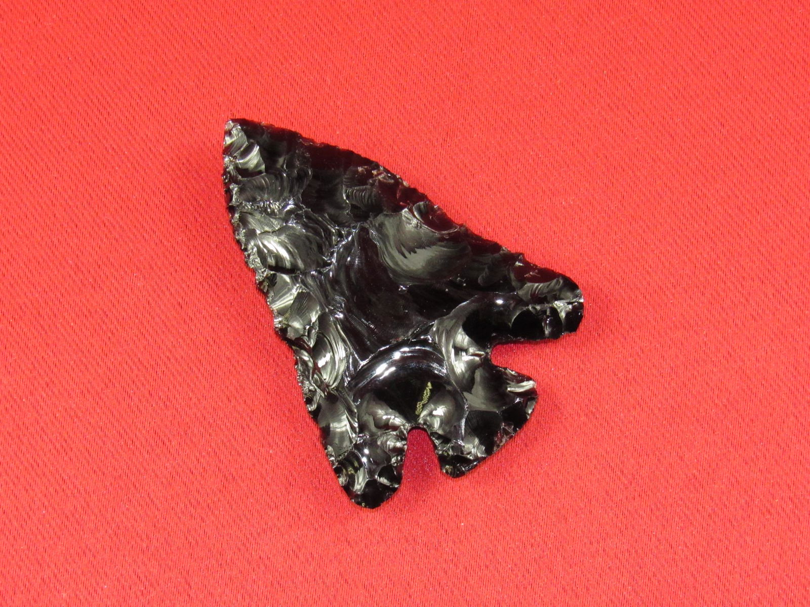 Obsidian Native American Indian Notched Arrowhead (#0215) on Aug 20 ...