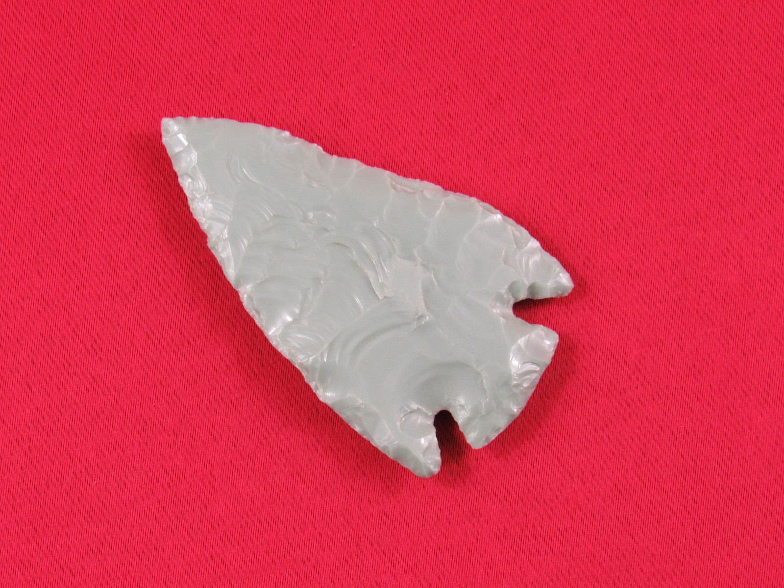 Nice Glass Native American Indian Corner Notched Arrowhead 0220 On