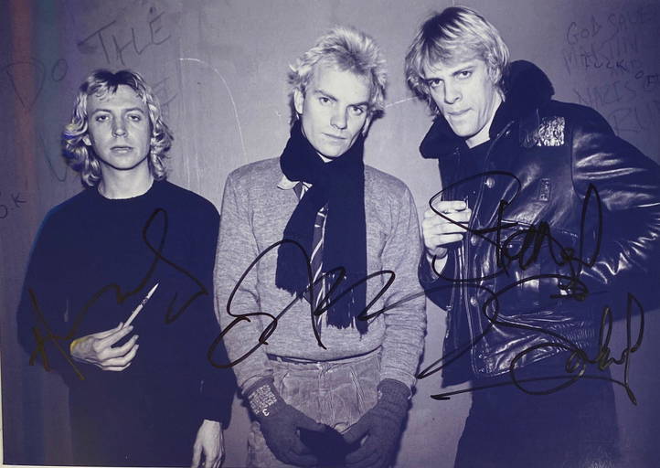Autograph Signed The Police Photo (#75145) on Aug 20, 2022 | The ...