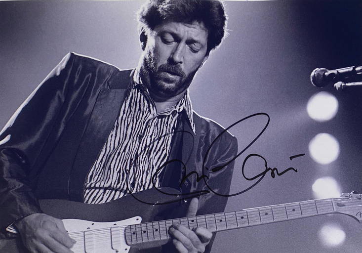Autograph Signed Eric Clapton Photo (#75682) on Aug 20, 2022 | The ...
