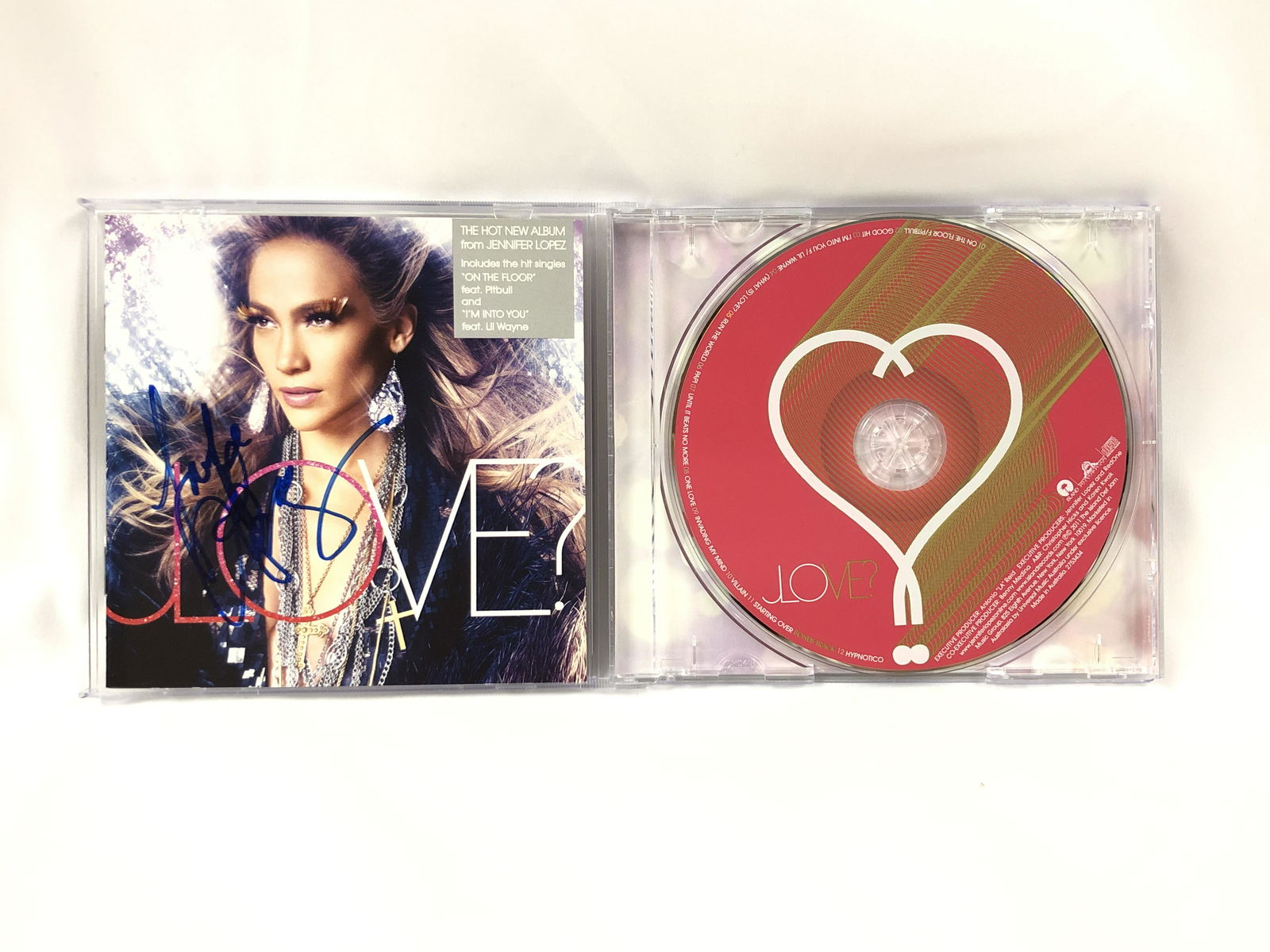 Jennifer Lopez Autograph Signed Love? Album