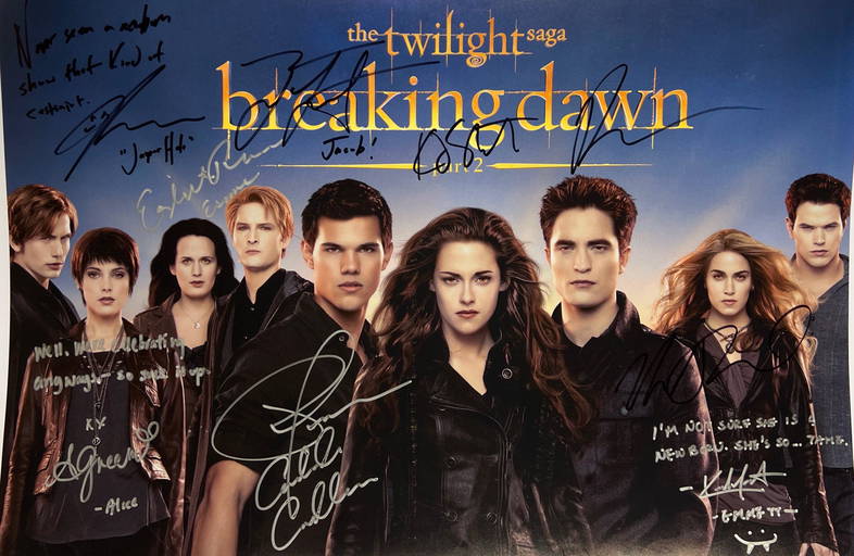 Autographed Twilight Poster