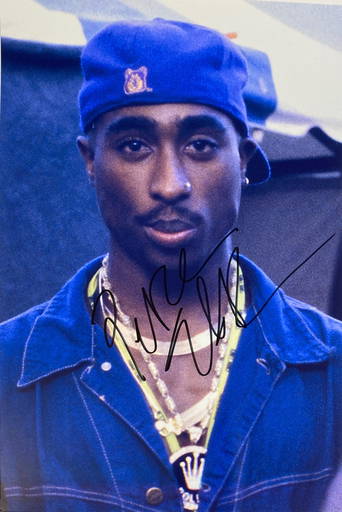 Autograph Signed Tupac Photo - Oct 01, 2022 | The Collectors Hub in CO