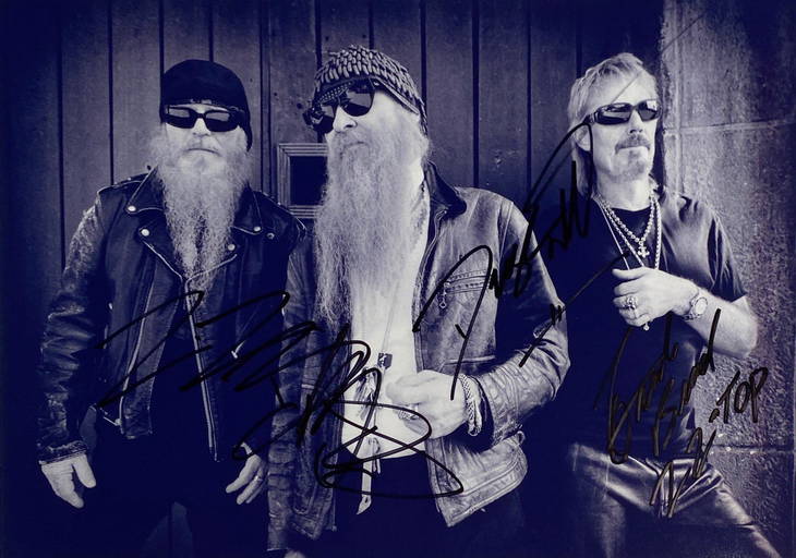 Autograph Signed ZZ Top Photo - Oct 01, 2022 | The Collectors Hub in CO