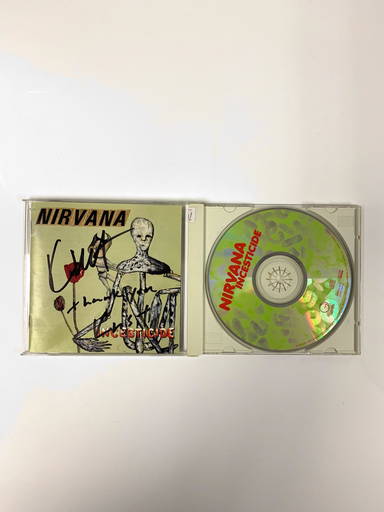 Autograph Nirvana Incesticide Album Cd
